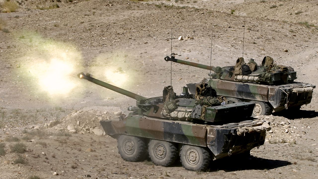 Танки AMX-10 RC – Резников показал в действии полученную от Франции технику